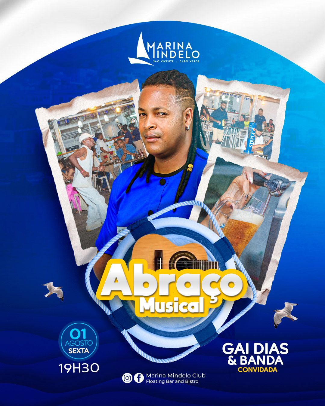 Gai Dias e Banda, na Marina Mindelo Club