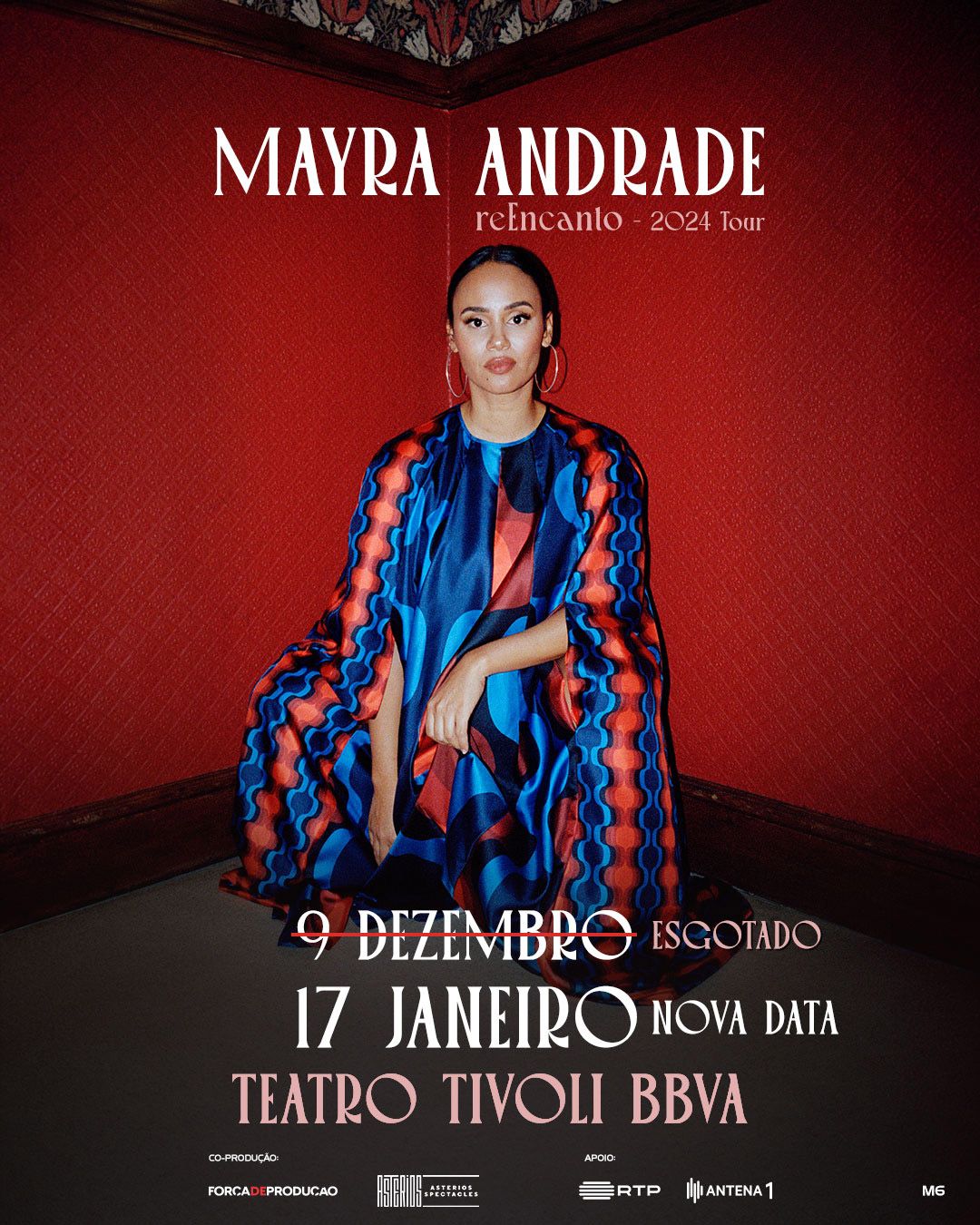 Mayra Andrade apresenta "reEncanto", no Teatro Tivoli BBVA