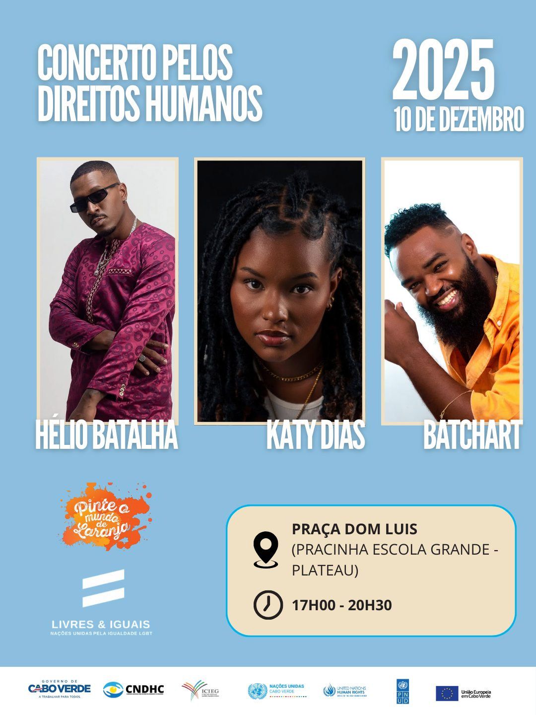 Concerto pelos Direitos Humanos 2025 com Hélio Batalha, Katy Dias e ...