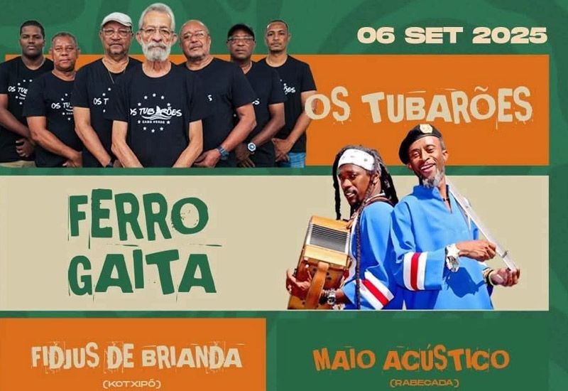 "Badje Conjunt" com Os Tubarões, Ferro Gaita, Fidjus de Brianda e Maio ...